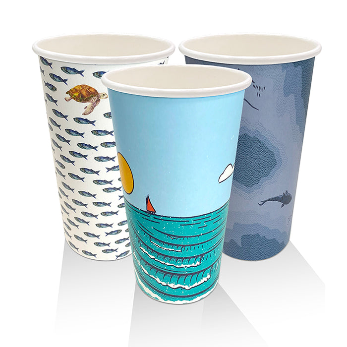 Aqueous Coated Art Series Cups- In Support of ECO BARGE CLEAN SEAS INC ...