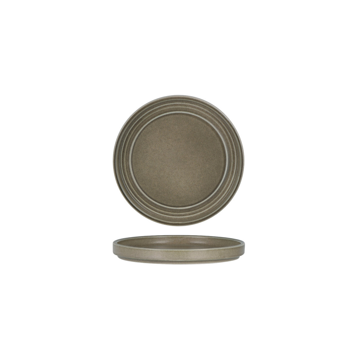Tablekraft Urban Loft Frost Grey Round Plate | Leisure Coast ...