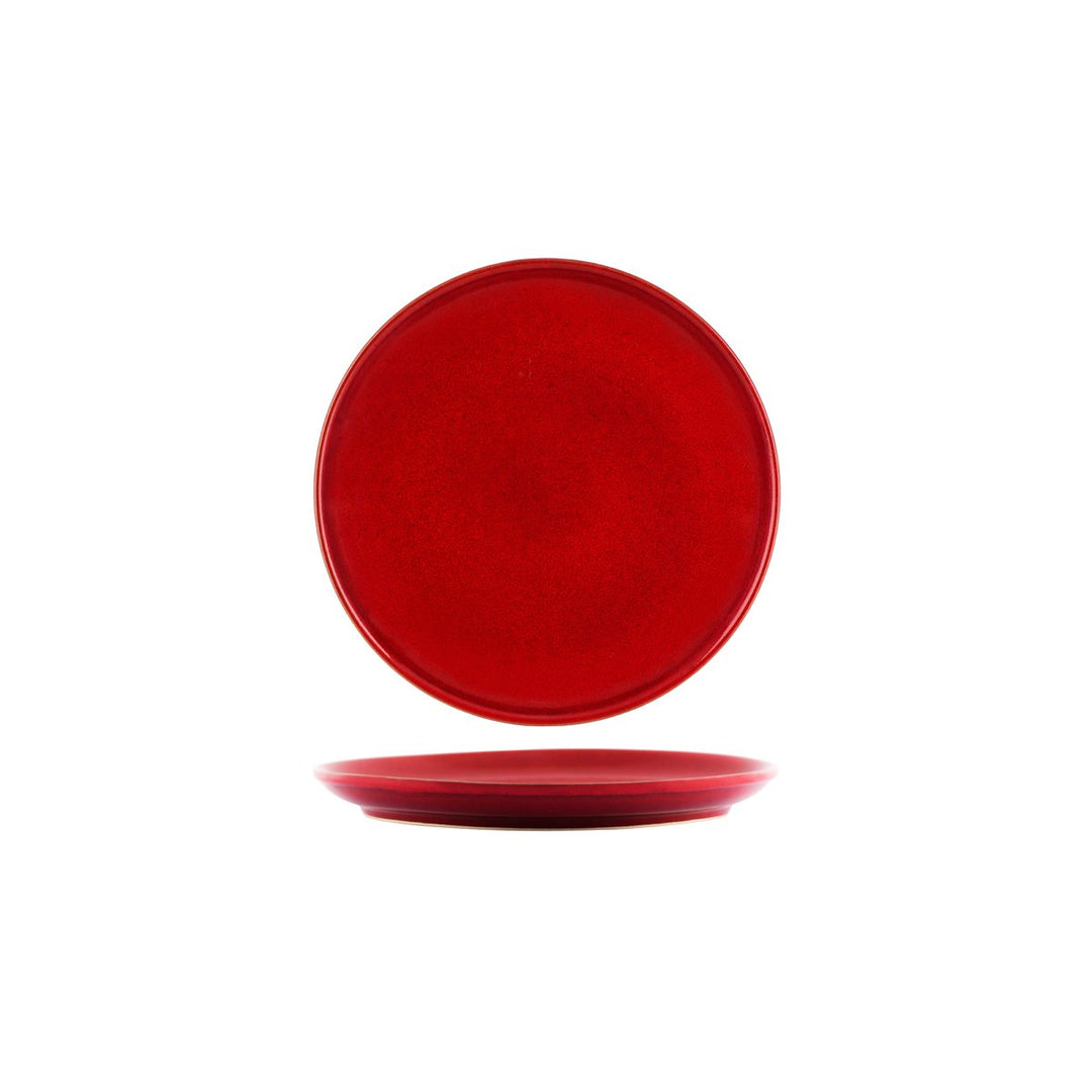 Tablekraft Artistica Reactive Red Round Plate | Leisure Coast ...