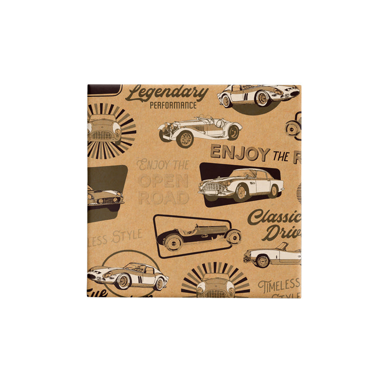 Vintage Cars on Kraft Wrap – Leisure Coast Hospitality & Packaging