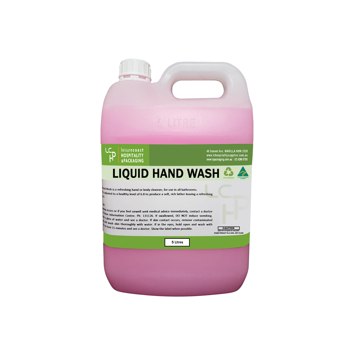 Leisure Coast Hospitality & Packaging | LIQUID HAND WASH PINK