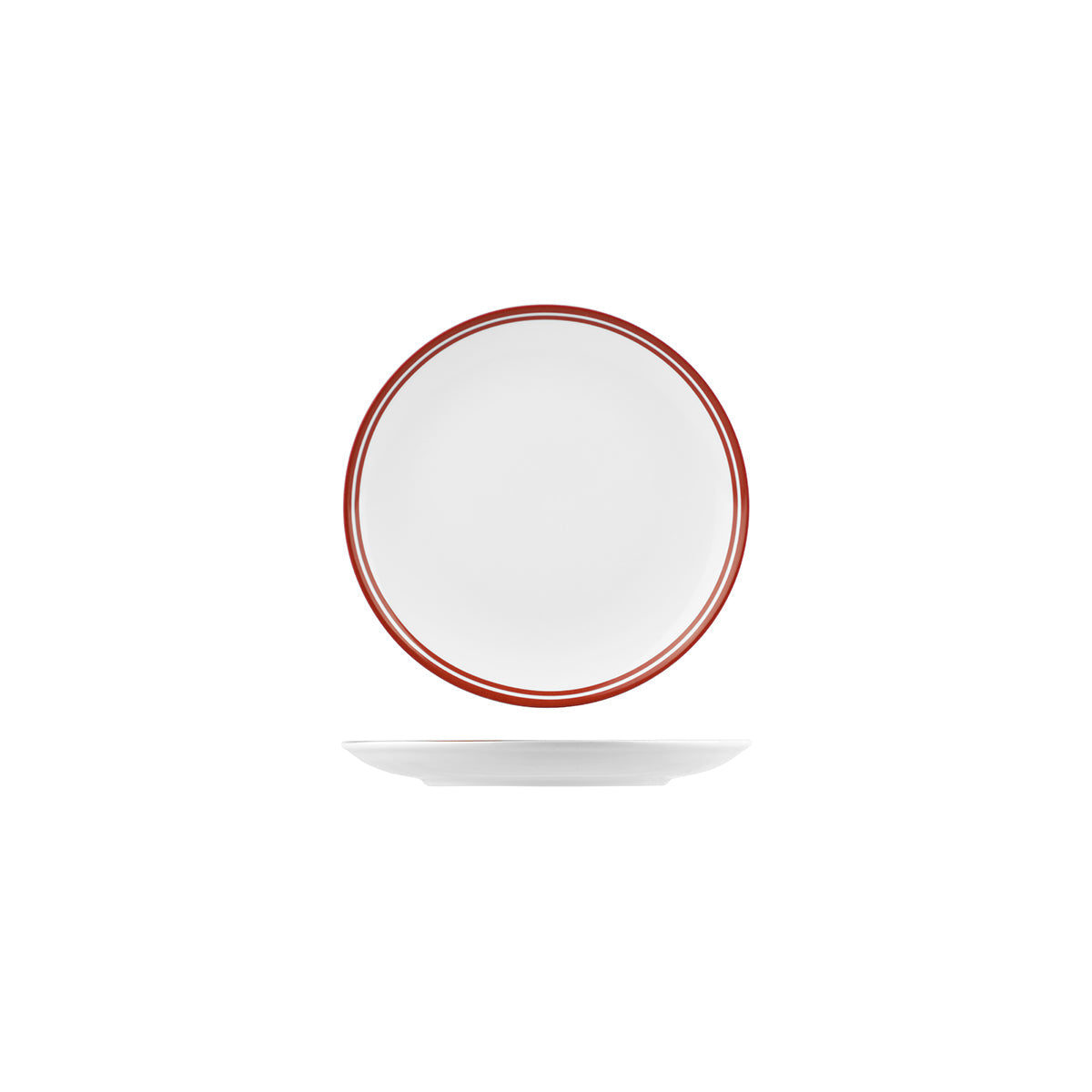 RAK Porcelain Nano Cru Red Round Coupe Plate | Gift Boxes and Eco Food ...